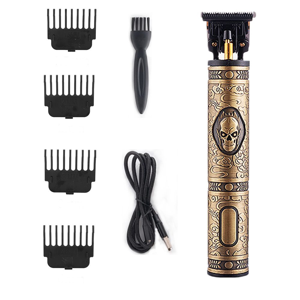 Professional Hair Clippers Barber Haircut Sculpture Cutter Rechargeable ...